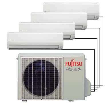 Thermopompe Multi Zone Fujitsu - Les Entreprises MPH