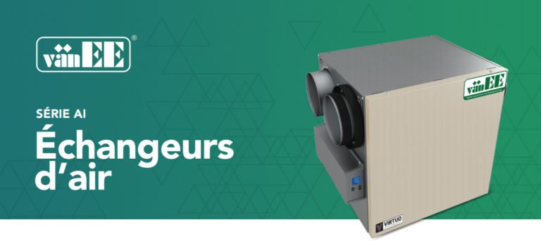 Échangeur d’air VanEE Virtuo 75ERS VRC 150 CFM - Les Entreprises MPH